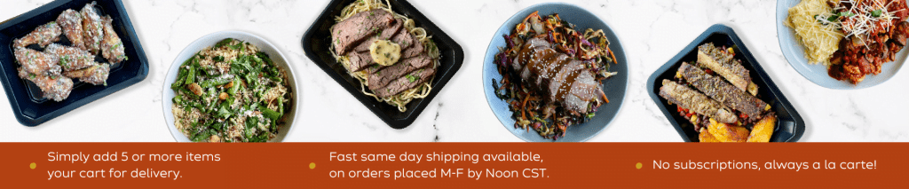 Frozen Meals Menu - EatFlavorly Scratch Made Gourmet Meals