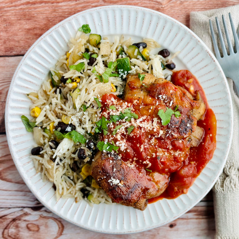 Chicken Tinga Plate - EatFlavorly